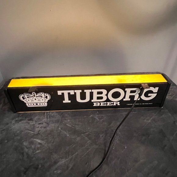 Tuborg | Dining | Vintage Tuborg Lighted Beer Sign Carling Brewing Co ...